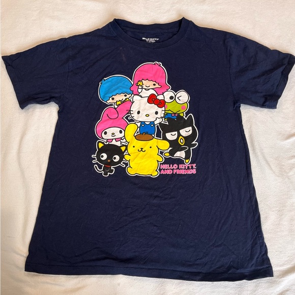 Hello Kitty | Shirts & Tops | Hello Kitty Friends Navy Kids Tshirt ...